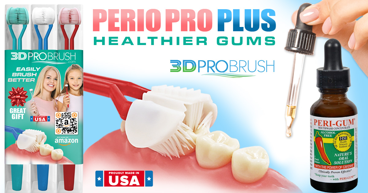 Peri-Gum | Dental Drops - SMILE SAVER 360° 3-Sided Toothbrush + CRUSH ...