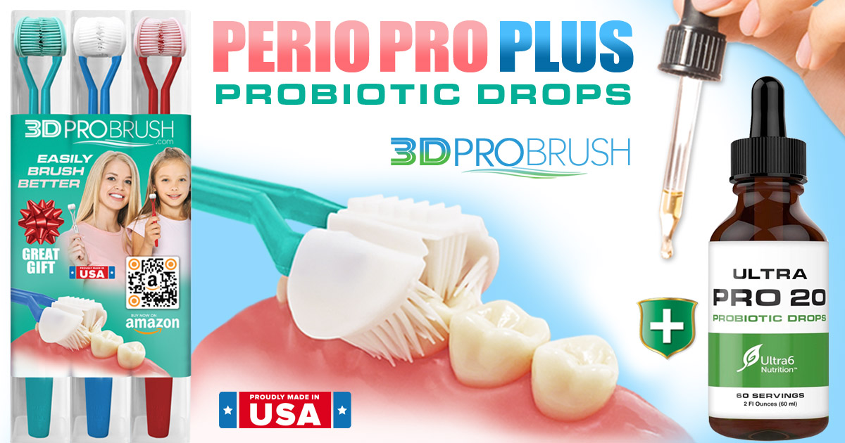 Ultra 6 | Probiotic Dental Drops - SMILE SAVER 360° 3-Sided Toothbrush ...