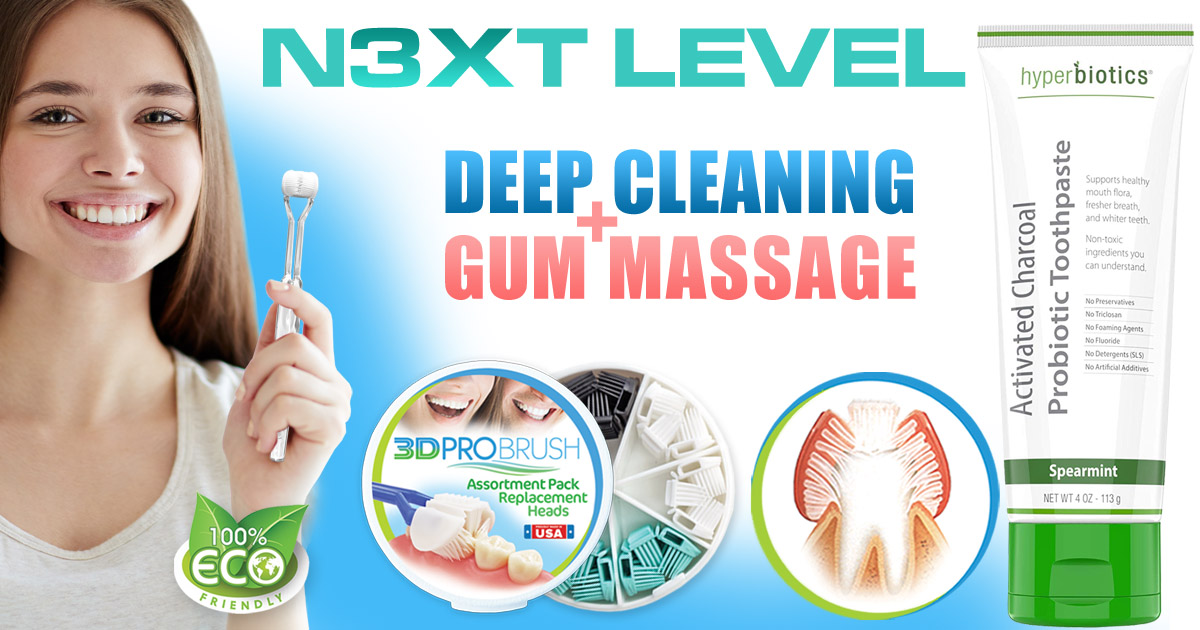 HyperBiotics | Probiotic Toothpaste - SMILE SAVER 360° 3-Sided ...