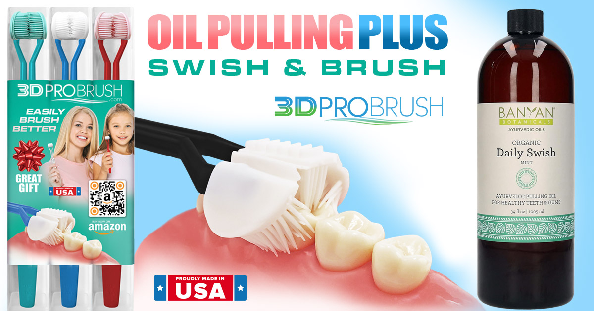 Banyan | Oil Pulling Plus - SMILE SAVER 360° 3-Sided Toothbrush + CRUSH ...
