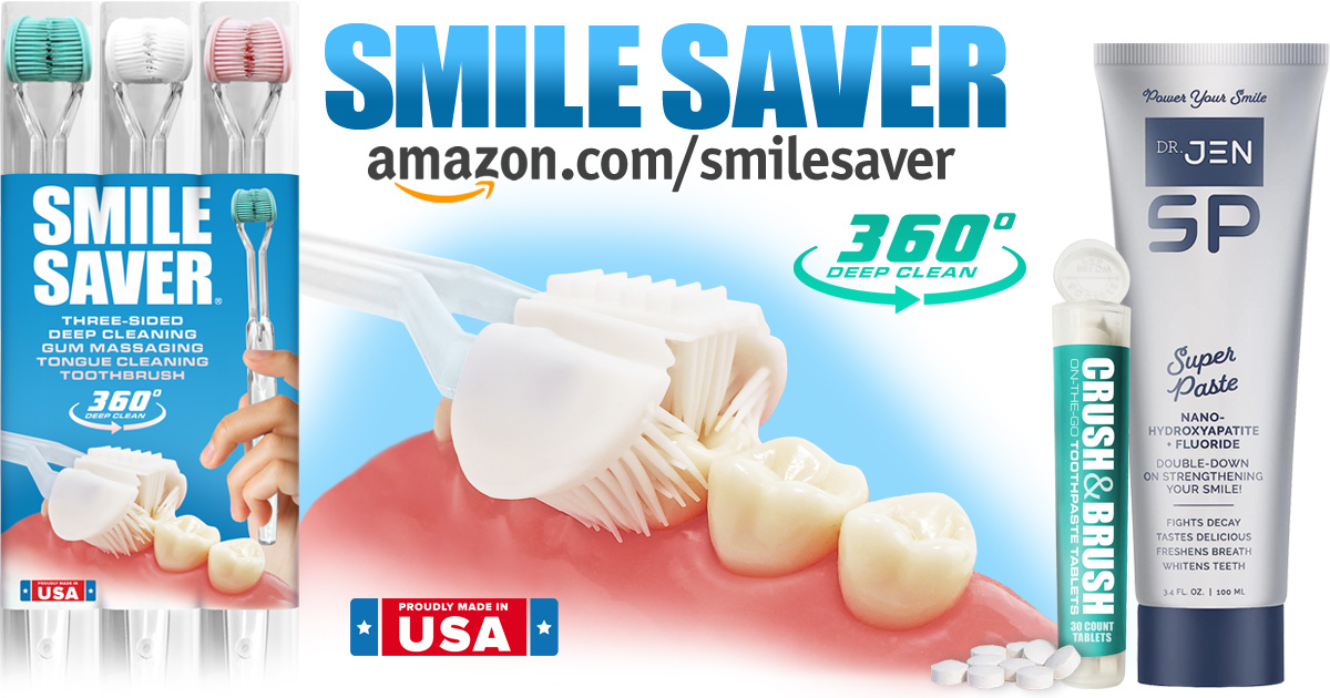 SMILE SAVER Pro Parters - SMILE SAVER 360° 3-Sided Toothbrush + CRUSH ...